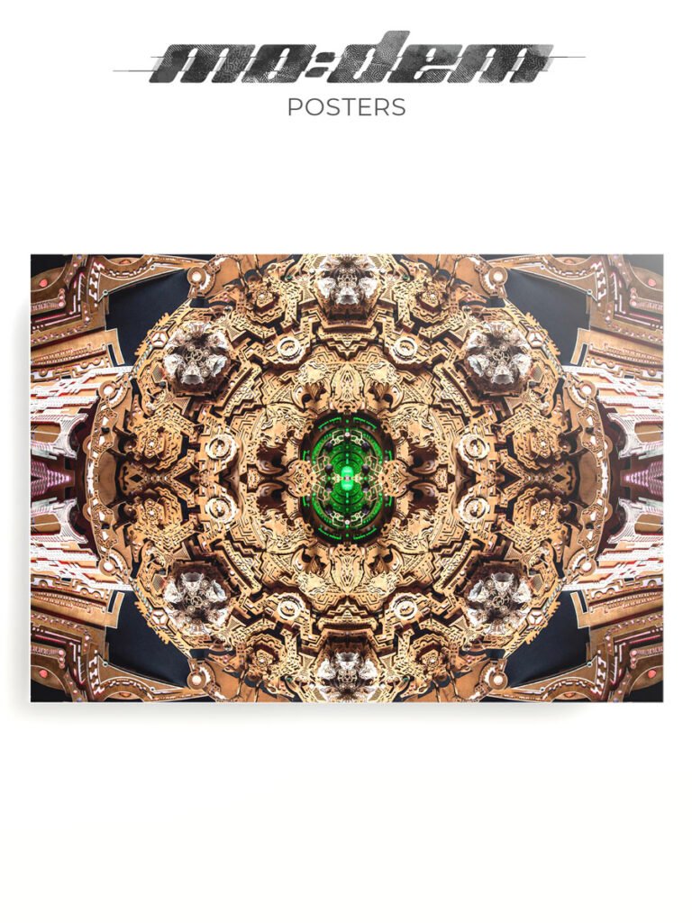 Modem Festival Poster & Sticker - Art Collider - EU* free shipping