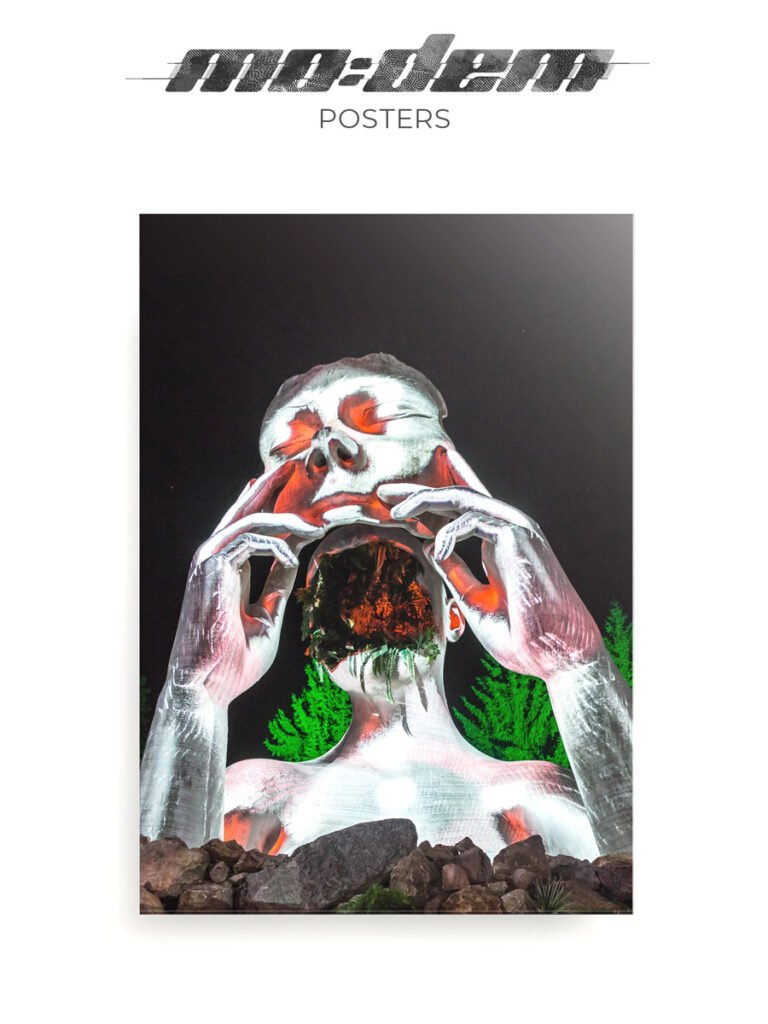 Modem Festival Poster & Sticker - Art Collider - EU* free shipping